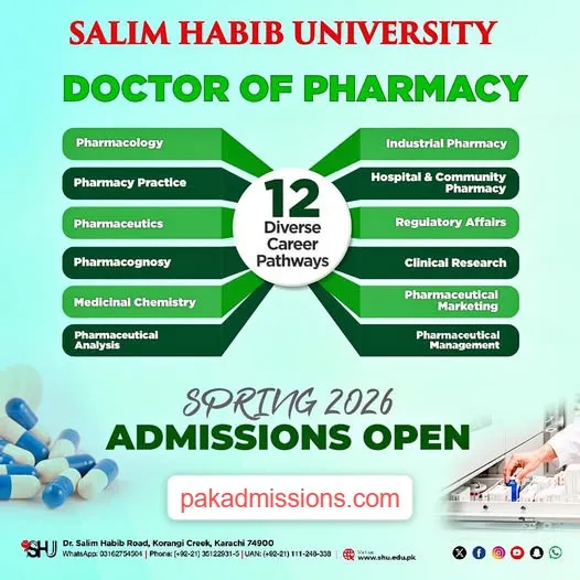 Salim Habib University (Former Barret Hodgson University) Karachi (SHU ...