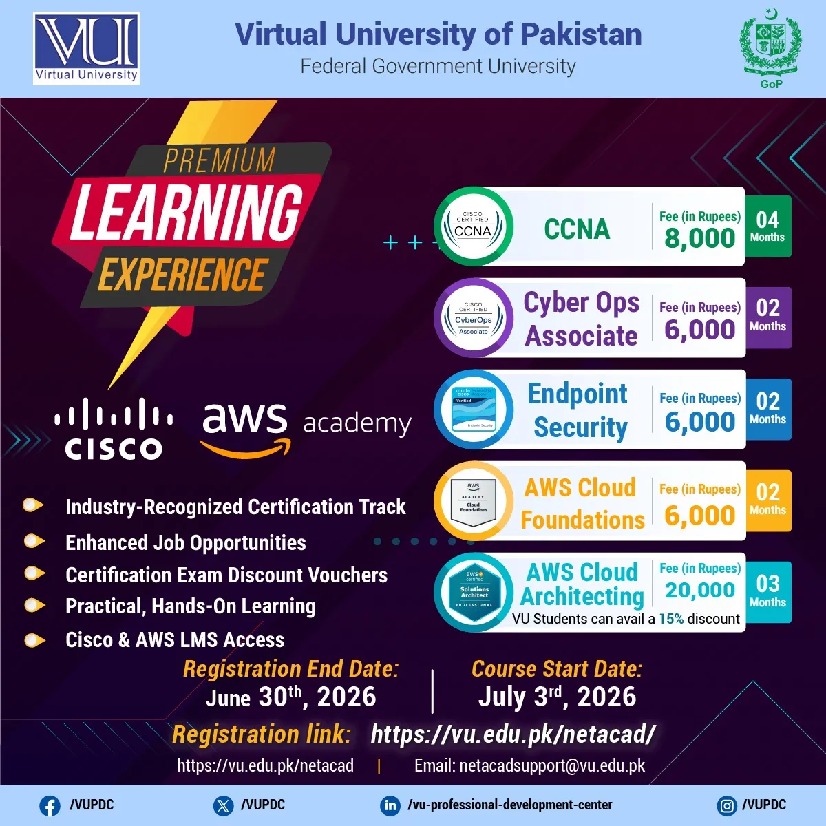 National College of Arts Lahore NCA Admission 2026